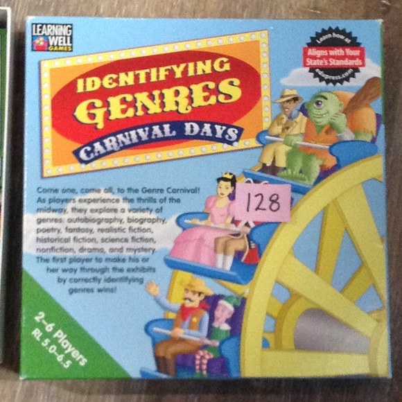 Toys | 44 Identifying Genres Game New Not Used School Teacher Classroom ...
